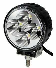 ※スポットタイプ ※ノイズ対策品 ※10W ※12V・24V共用 ●サイズ：82mmφ×奥行71mm ●プラスチックレンズ ●材質：本体／アルミダイキャスト、ステー／ステンレス ●防水/防塵：IP68　 ●明るさ：840LM ●色温度：65...