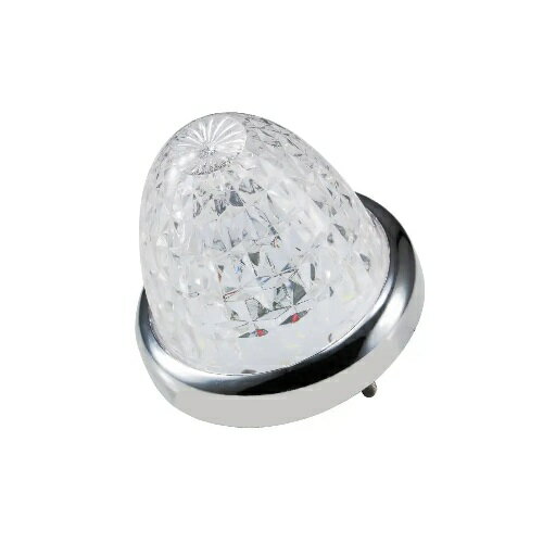 動作電圧範囲 DC10V～DC36V 定格 DC12V：0.05A、DC24V：0.03A 口金サイズ ネジサイズ：5mmΦ 配線コード長さ 約190mm 本体サイズ H 77 × W 88mm 材質 レンズ/アクリル、ベース/PC、リング...