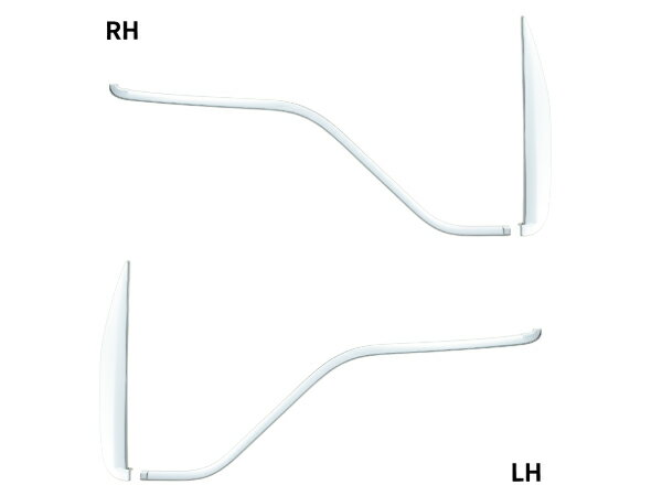 適合車種 NEWエルフ/超低PMエルフ/07エルフローキャブ（H5.7～R5.2） 材質 樹脂/クロームメッキ、両面テープ付き 07エルフハイキャブ車は取付け不可