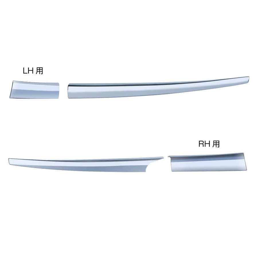 ●メーカー:ジェットイノウエ ●商品名:ドアアッパーモール 　17プロフィア　17レンジャー ●品番:572486 ●材質:樹脂製クロームメッキ仕上 ●規格:17プロフィアH29.5〜 17レンジャーH29.5〜 ●パッケージサイズ:横00...