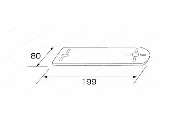 ■商品説明 JETイノウエ　ステンレスマーカー取付ステー　ST型　 80X200　502808 バスマーカーステーに新タイプ登場！！2つ穴タイプは従来のステーよりマーカーの間隔を狭く取付けすることができます。 ■材質：ステンレス ■サイズ：...