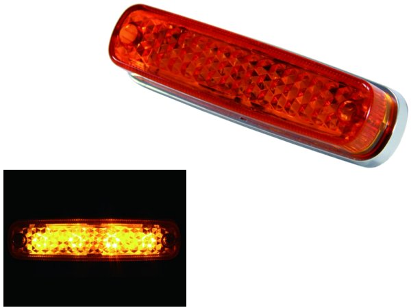 ■商品説明 JETイノウエ　車高灯　LED4　車高灯NEO　24V　アンバー／アンバー　533592 新デザインレンズと超高輝度LED4個搭載で驚異の視認性！！LEDならではのシャープな輝き。省エネ設計！！ ■サイズ　36×132×高さ29...