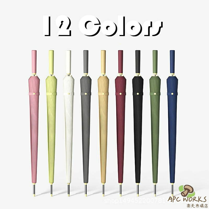 【商品コード】：y498036 【傘タイプ】：長傘 【サイズ】：（約） *骨の本数：24本 *収納時全長：90cm *開く時直径：115cm モニターの発色具合により、実際のものと色が異なる場合があります。