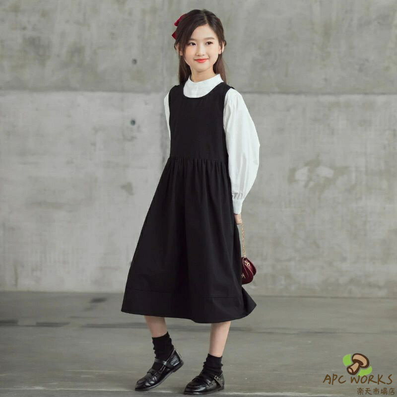 人気検索キーワード：フォーマル ワンピース 襟 長袖 子供服 子ども服 キッズ こども 女の子 喪服 法事 礼服 卒服 発表会 結婚式 冠婚葬祭 面接 フォーマル ドレス プリンセス お姫様 ネイビー商品内容：ジャンパースカート素材：コット...