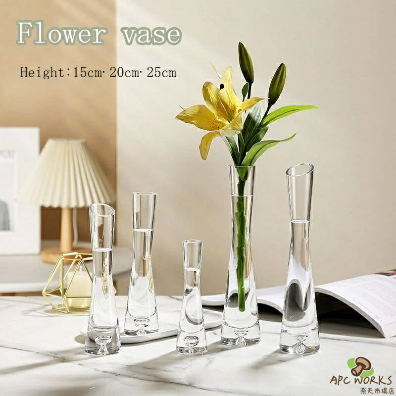 【カラー】透明 【注意事項】 ※花は含まれていません。 ※お部屋にお花を飾ると、雰囲気がガラッと変わります ※家の装飾、オフィスの装飾、ディナーパーティー、結婚式、レストランなどに最適です。 ※モニタ環境によって、商品の色合いが多少違う場合...