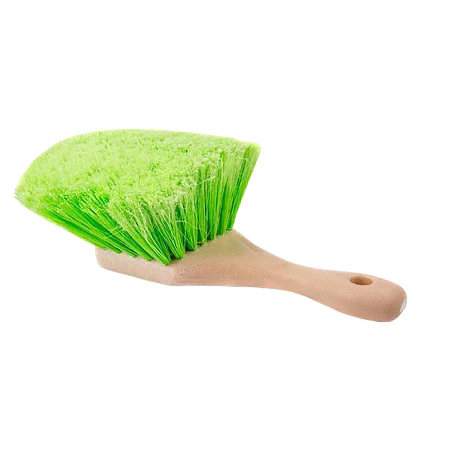 DIY DETAIL Soft Flagged Tip Wash Brush（ソフト・フラッグド・チップ・ウォッシュブラシ） は、車両の外装洗車に最適な多目的ブラシです。 やわらかく分かれた「フラッグドチップ（分岐毛）」のナイロン毛が、塗装...