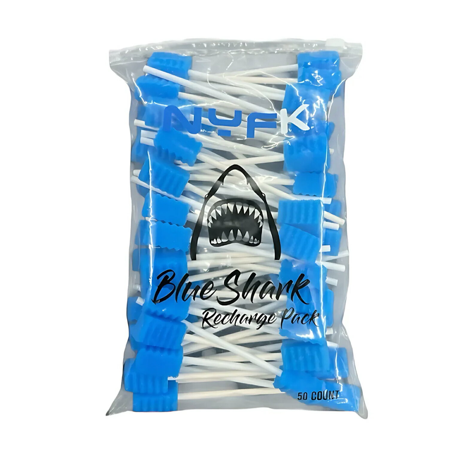 細部までこだわるディテイラーのために生まれた、NY Foam Kingsの定番アイテム「Blue Shark Swabs」。その詰替パックが登場。 シャークの名にふさわしい攻めのクリーニング性能。フォーム先端には細かなリブ（突起）加工を施し...