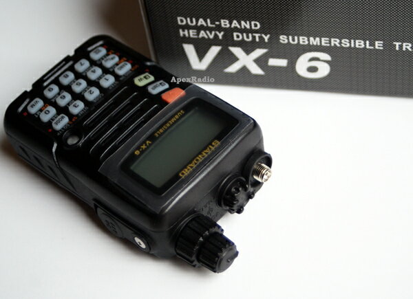 【楽天市場】VX-6 アマチュア無線機 ヤエス デュアルバンドハンディ (VX6) (YAESU)広帯域受信機能内蔵：アペックスラジオ