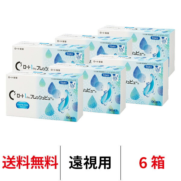 ※この商品は遠視用です。 ★ ロート ワンデーフレッシュビューリッチモイスト ★ 「ロート ワンデーフレッシュビューリッチモイスト」は、装着感（装用感）をよくするためにレンズデザインと機能性を考えた1日使い捨てソフトコンタクトレンズです。 ...