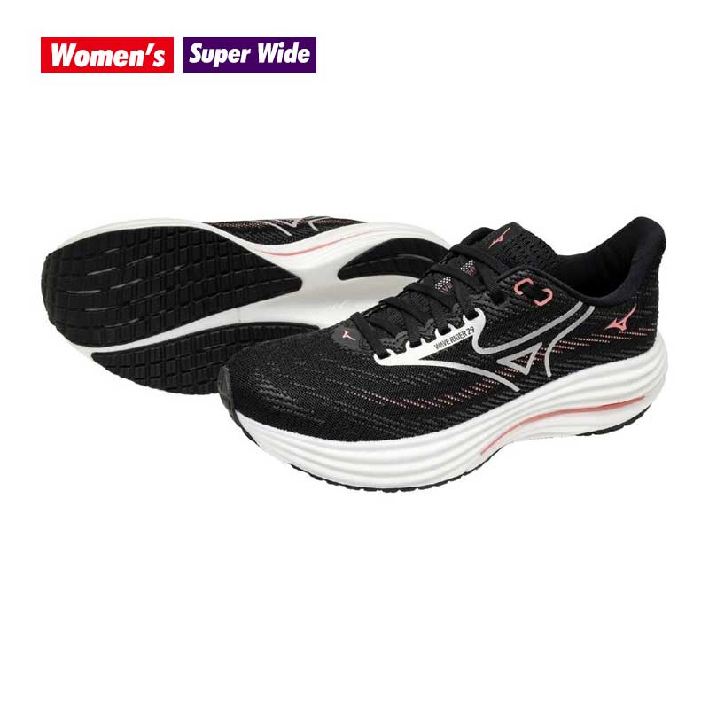 ミズノ ウエーブライダー 29 SW MIZUNO WAVE RIDER 29 SW J1GD2506-75 ウィメンズ ランニングシューズ 25famr mwr29 レディース 女性用 4E相当 クッション 安定感 マラソン完走 WAVE...