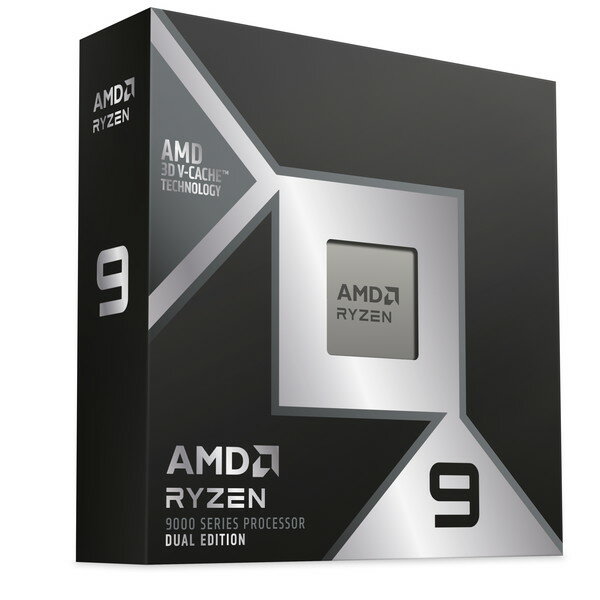 一般的な仕様　　タイトルAMD Ryzen 9 9950X3D2 Dual EditionファミリRyzenシリーズRyzen 9000 Seriesフォーム ファクターデスクトップ , ボックス版プロセッサMarket SegmentEn...