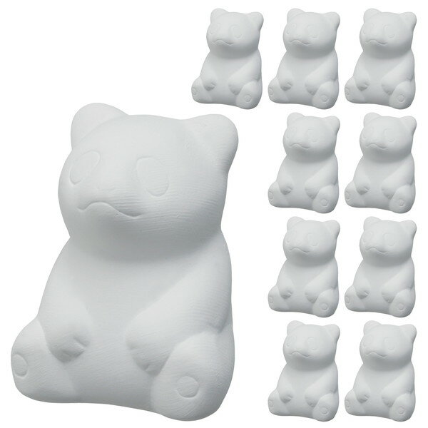 おえかき陶器どうぶつ パンダ 10個セット立体ぬりえで、想像力全開！好きな色にぬって自分だけのキャラクターをつくろう！商品説明手のひらサイズの真っ白な陶器にお子様から大人までお楽しみいただけるおえかきシリーズです。好きな色、好きな顔をリアル...