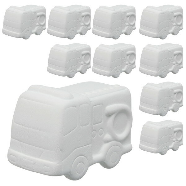 おえかき陶器 のりもの 消防車 10個セット立体ぬりえで、想像力全開！好きな色にぬって自分だけのキャラクターをつくろう！商品説明手のひらサイズの真っ白な陶器にお子様から大人までお楽しみいただけるおえかきシリーズです。好きな色、好きな顔をリア...