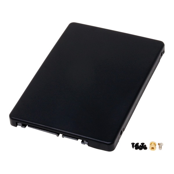 特徴 ・M.2 SATA SSDを2.5インチSATA SSDにするケースです。 ・7mm厚の2.5インチHDDと同一のサイズ／ネジ穴位置／SATAコネクタ位置のため、ノートパソコンやリムーバブルラックへの取り付けもできます。 ・ドライバ不...
