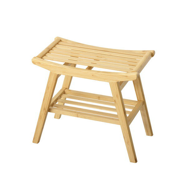 ●サイズ： W52×D28.5×H44cm●生産国：中国●仕様：完成品●重量：約2.6kg●材質：竹、PU塗装●型番：23557●色：ナチュラル●JAN：4954877235576■ ご注意 ■・ ご注文のタイミングにより、納期がかかる、又...