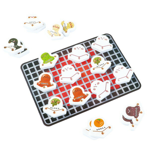やきもちえあわせ楽しく遊んで上手につかむ！おもちの絵あわせゲーム！商品説明かわいいおもちピースをめくってそろえる絵あわせ遊びと、おはしでつまんで積み上げるバランス遊びが1つで楽しめる知育ゲームです。遊びながら自然とおはしの持ち方や指先の使い...
