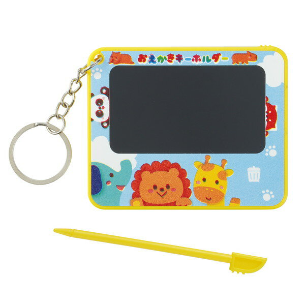おえかきキーホルダーかばんに取り付けられる小さいおえかきボード！商品説明かわいい動物たちがデザインされた、何回でも書いて消せるミニおえかきボードです。キーホルダーとしても使用可能です。繰り返し使えるのでおでかけ先でも楽しめます。検索キーワー...