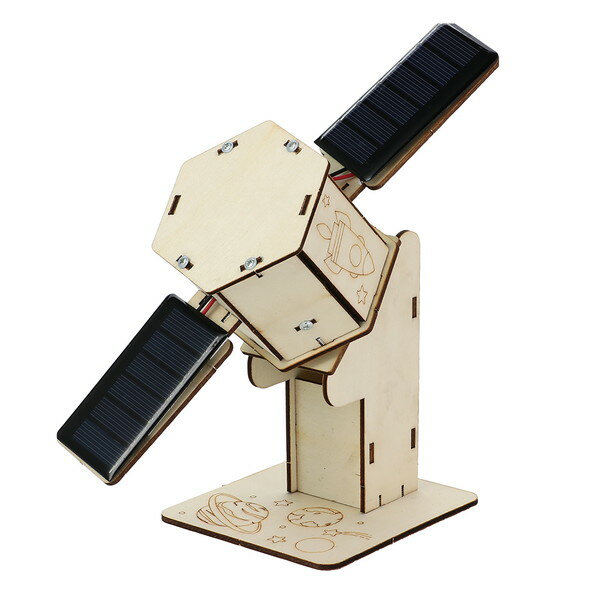 木製人工衛星組立キット太陽光で動く！組み立てて学べる人工衛星キット！商品説明太陽光でパドルが回転する木製人工衛星キットです。付属のドライバーで本格的に組み立てられ、モーターの仕組みや太陽光発電の原理を楽しく学べます。組み立て後は絵具やペンで...
