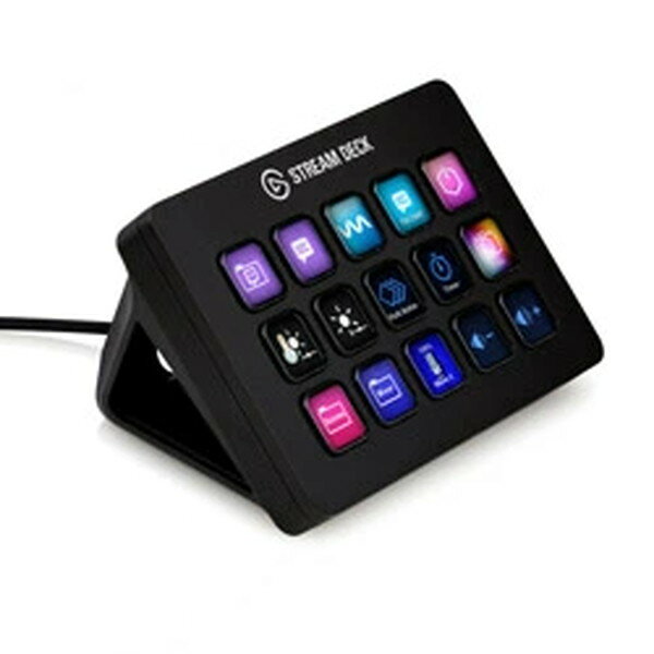 Stream Deck オリジナルの15キー Control Pad。 アクションを実行し、アプリを起動し、セットアップ全体を操作できます。 すべて、鮮やかなLCDキーを備えた自由にカスタマイズ可能なDeckから行えます。 ・カスタム可能な...