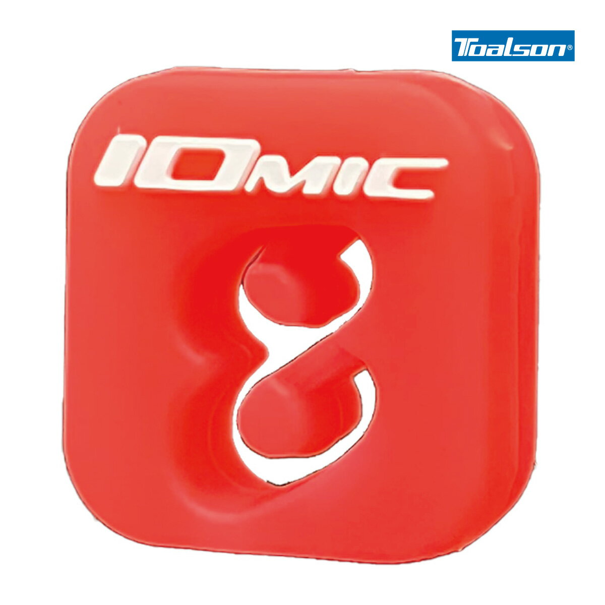 【商品名】 イオミックショックレス 【品　番】1ENO0125R 【カラー】レッド 【素材】 特殊シリコン MADE IN JAPANテニスメーカーのトアルソンとゴルフのグリップメーカーイオミックによるコラボレーションが実現！ 新感覚の振動...