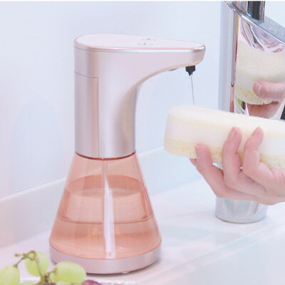 大容量の500ml！どこにも触れずに適量の洗剤を出せる手が濡れていてもOK♪センサーが感知どこでも使えるコードレスで便利ですね液体洗剤1回分が自動で出せる（液量5段階に調整可能）洗剤の付け足しも簡単（ハンドソープのディスペンサーとしても）安...