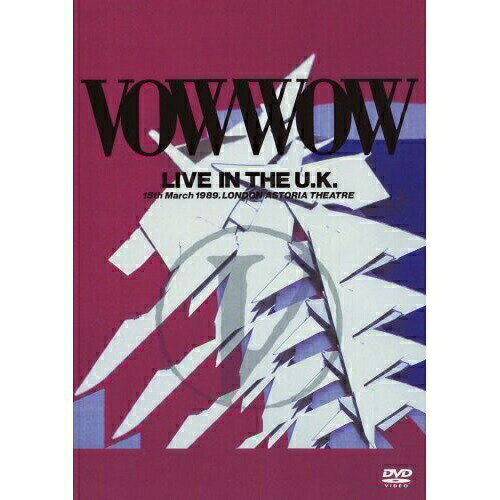 LIVE IN THE U.K.VOWWOWバウワウ ばうわう　発売日 : 2011年11月09日　種別 : DVD　JAN : 4988006952454　商品番号 : TOBF-91101【収録内容】DVD:11.DONCHA WANN...
