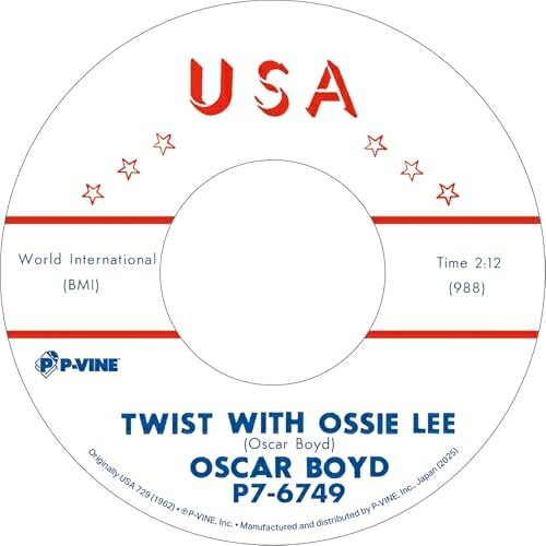 トゥイスト・ウィズ・オシー・リー c/w シーズ・マイ・ベイビー (初回生産限定盤)オスカー・ボイドボイド オスカー ぼいど おすかー　発売日 : 2025年12月17日　種別 : EP　JAN : 4995879067499　商品番号 :...