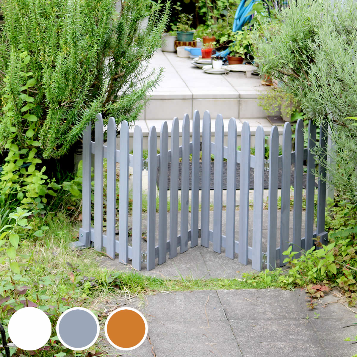 ※北海道・沖縄・離島は別途送料が必要となります。 ●好きな時に出してしまえる、ほんとうに使いやすいウッドフェンス ジグザグ、コの字型、四角形など・・・。好きな形で自在に置ける♪置くだけで空間を仕切れる木製フェンスです。自由な形に変えることが...