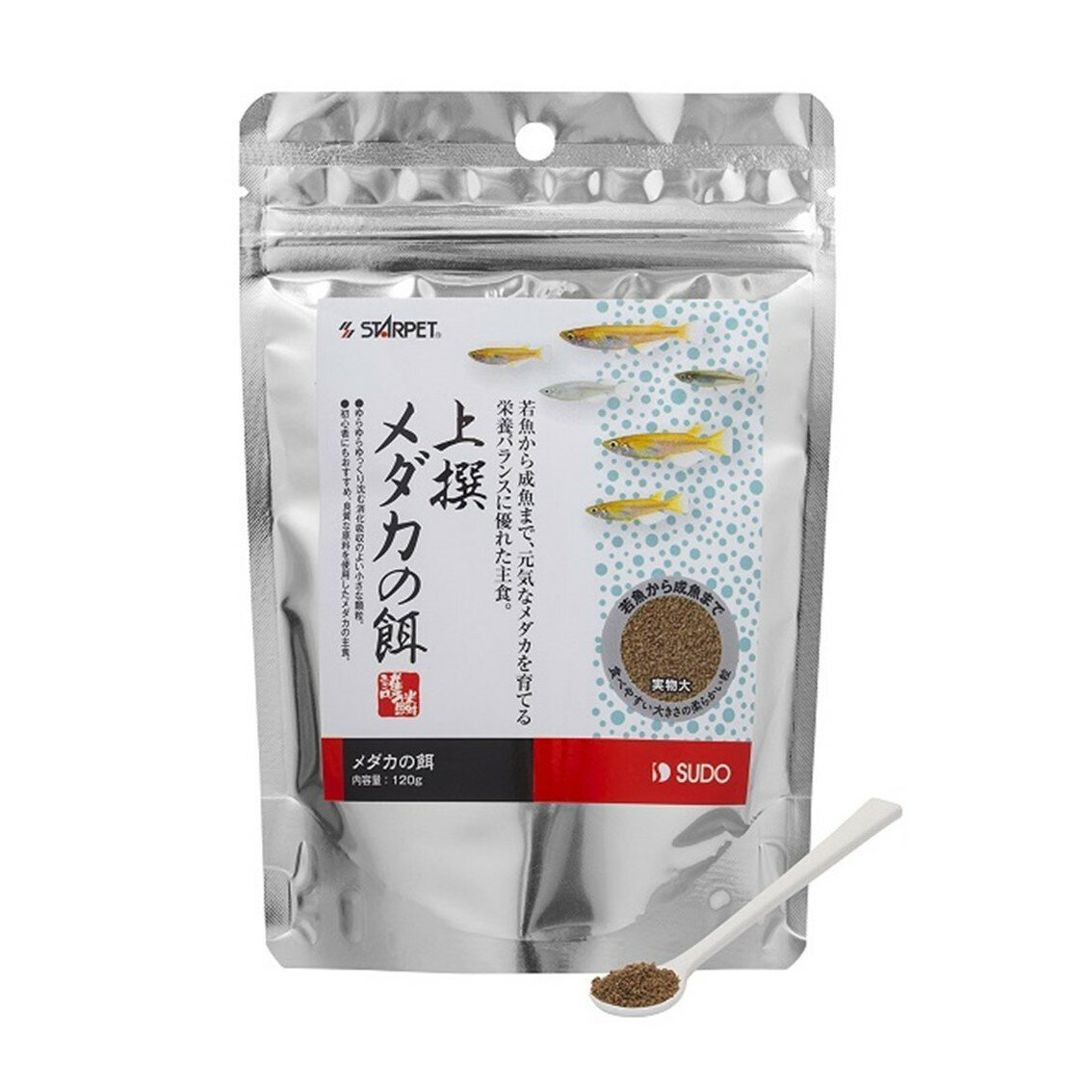 商品情報タイプ顆粒、緩沈下性原材料魚粉、オキアミミール、小麦粉、米かす、大豆油かす、小麦胚芽、ケルプミール、食塩、リン酸カルシウム保証成分粗たんぱく質：46％以上、粗脂肪：3．8％以上、粗繊維：2．7％以下、粗灰分：16％以下、水分10％以...