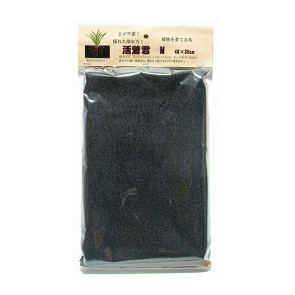 商品情報サイズ48×30cm材質ポリエステル、ナイロンピクタ 活着君 (植物を育てる布) M(48×30cm) 土を使わない植物の栽培に！ ●マイクロファイバーの特殊構造により、高い保水力を持つ植栽布です。●土と違って、洗えば何度でも使用で...