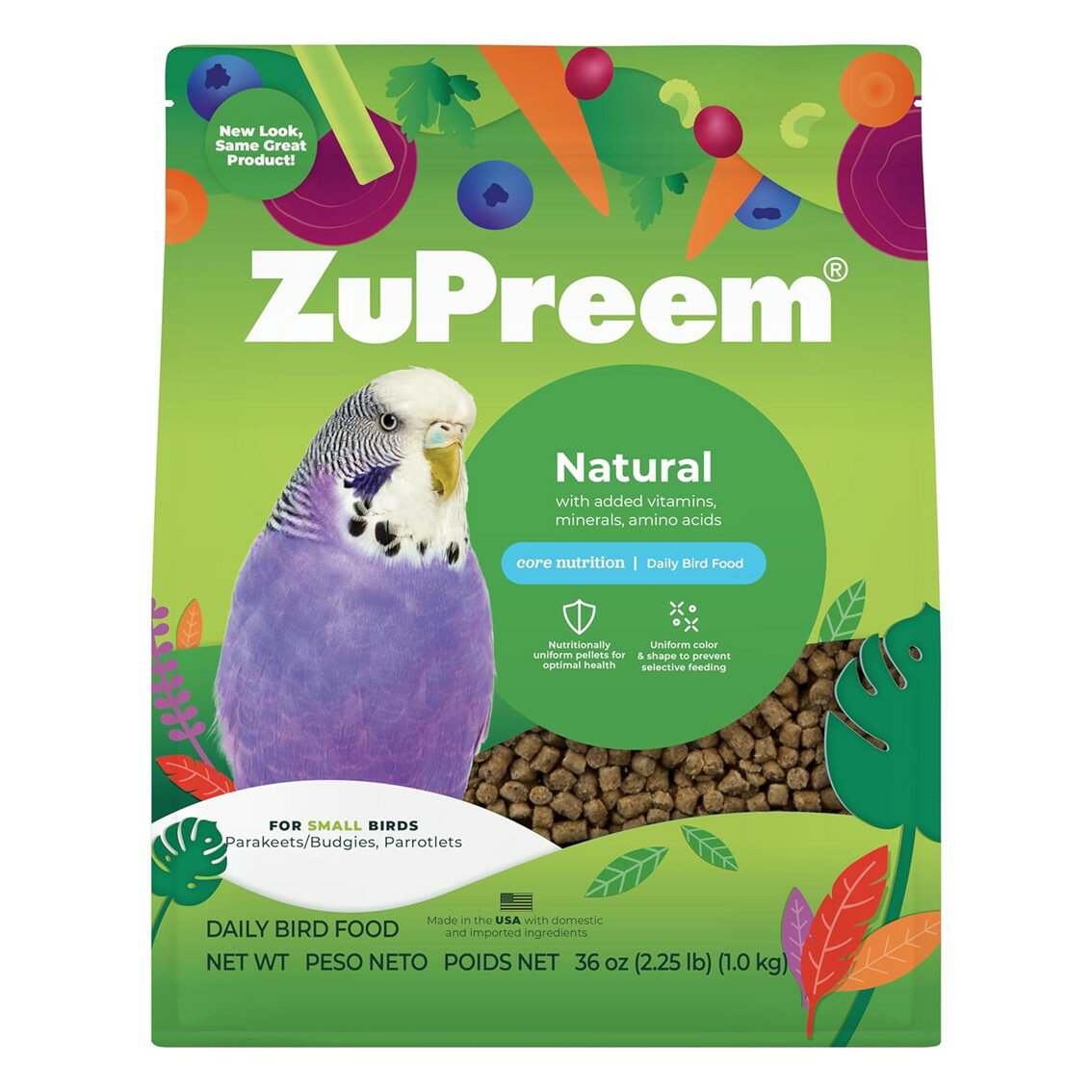 商品情報対象セキセイインコ・マメルリハインコ・小桜インコボタンインコなど小型インコ全般原材料粉砕トウモロコシ、大豆ミール、キビ、オーツ麦、砂糖、植物油(混合トコフェロールで保存)、粉砕大麦、粉砕小麦、砂糖、植物油(混合トコフェロールで保存)...