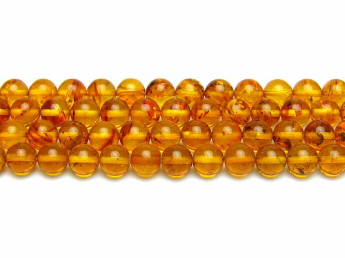 ■商品の内容 アンバー 【天然琥珀ポーランド産】ビーズ石 約7mm-7.5mm珠 1珠売り パワーストーン 琥珀は非常に軽い石で、食塩水に浮くとされています。その硬度は低く2-2.5で、ラスター（つや）はresinousという樹液のようなと...