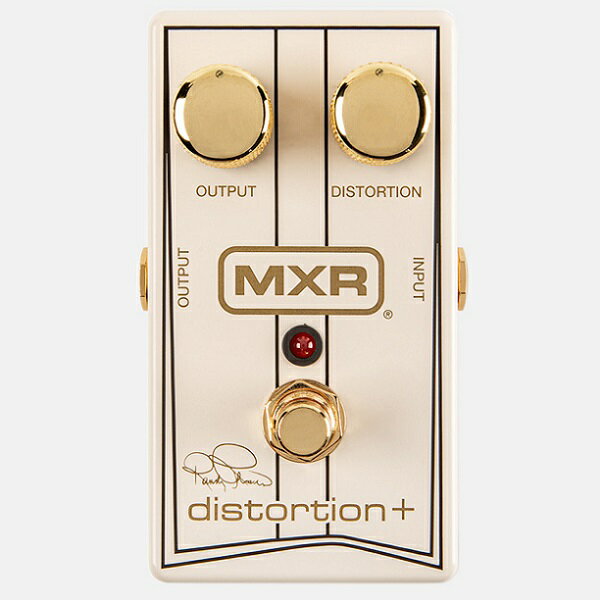 【ランディ・ローズ愛機を再現した特別仕様モデル】 MXR　RANDY RHOADS DISTORTION+は、 天使のように端正なルックスと革命的なテクニックでロックギターの歴史にその名を残した天才ギタリスト、Randy Rhoads（ラン...