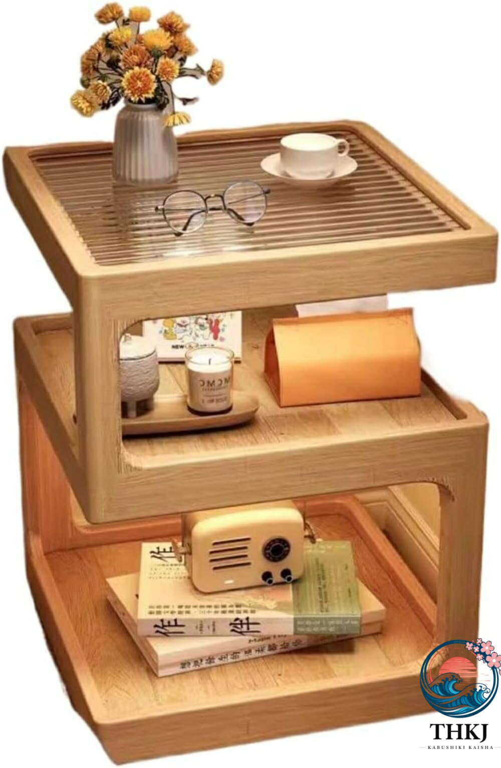 商品説明 商品詳細 【商品仕様】寸法：長さ30/35/40/45cm×幅30/35/40/45cm×高さ54cm 材質：オーク、硬い質感、天然の木目を保持し、自然で新鮮な香りを醸し出します。 寝室の温かみのある雰囲気を高めます。 【長虹ガラ...