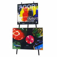 スマホ写メ加工アプリでアレンジした「ましかく」サイズ（正四角形：W89×H89mm）がそのまま収納できるカワイイ優れモノ。お気に入りのスマホのデコ写真をプリントアウトしてすぐ飾れます。イーゼルスタンドタイプは、ましかくプリントとL判サイズ各...