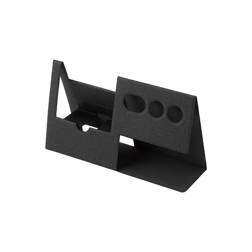 たためる・はこべる・しまえる　フリーアドレスやシェアオフィスに最適なグッズ折りたたむと持ち運びできるコンパクトサイズ充電しながらスマホが置ける前面にはペンが立てられる三つの丸穴クリップなどがくっつくマグネット内蔵付箋などが置けるフリースペー...