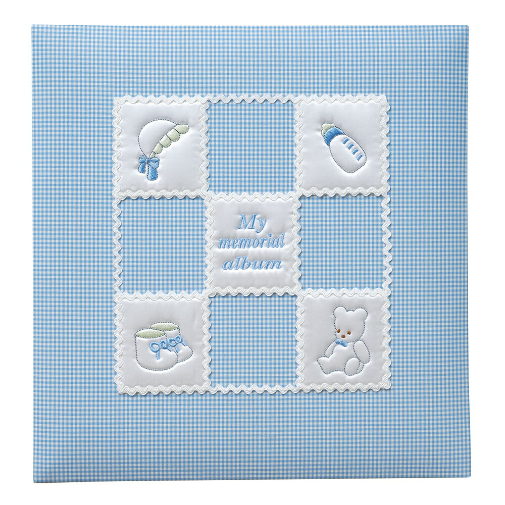 フエルアルバム誕生用本体刺繍名入れ可能※刺繍名入れは別途です。My memorial album(英)私の思い出アルバム