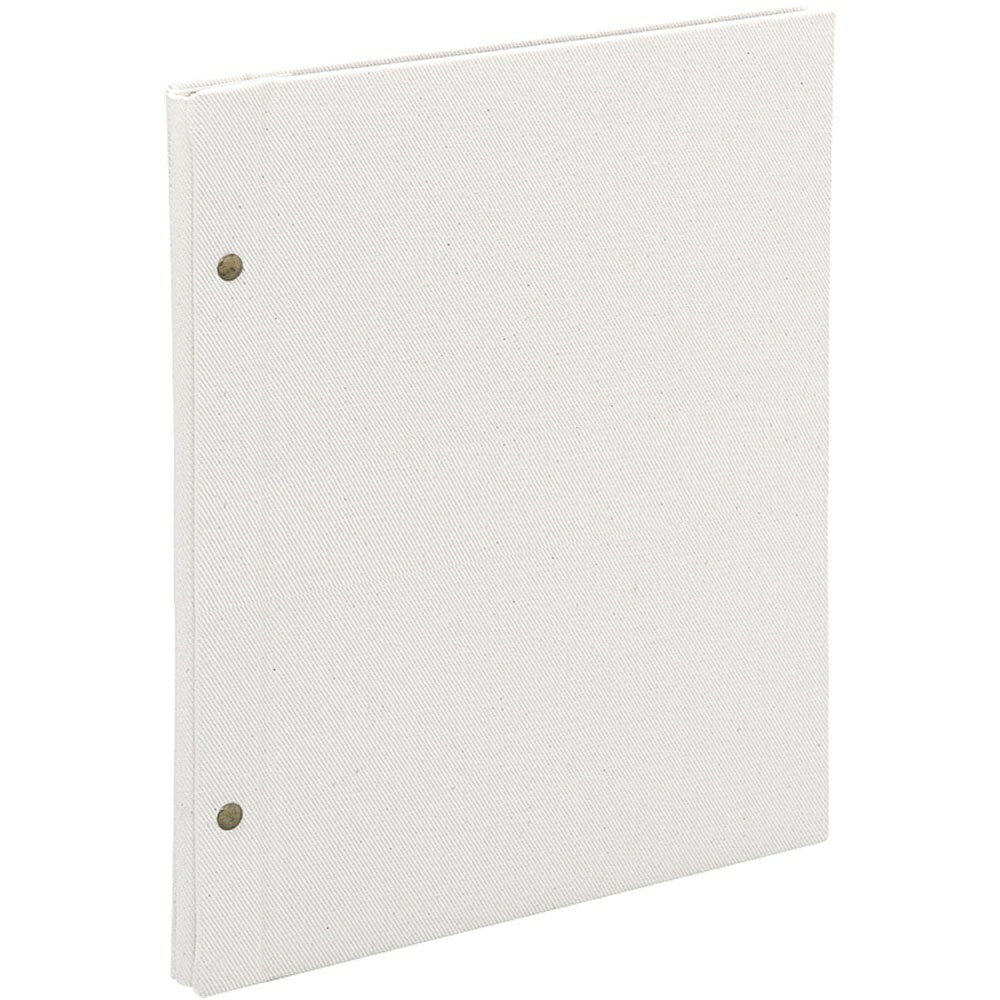 アンティークゴールドのビスがおしゃれな外ビスタイプ【テラコッタ・teracotta】とは“焼いた土”という意味を持ち“ぬくもり・親しみやすさ”をテーマに素材感のある布地表紙とクラフト台紙を使用した雑貨スタイルのアルバムです。パーソナル・オフ...