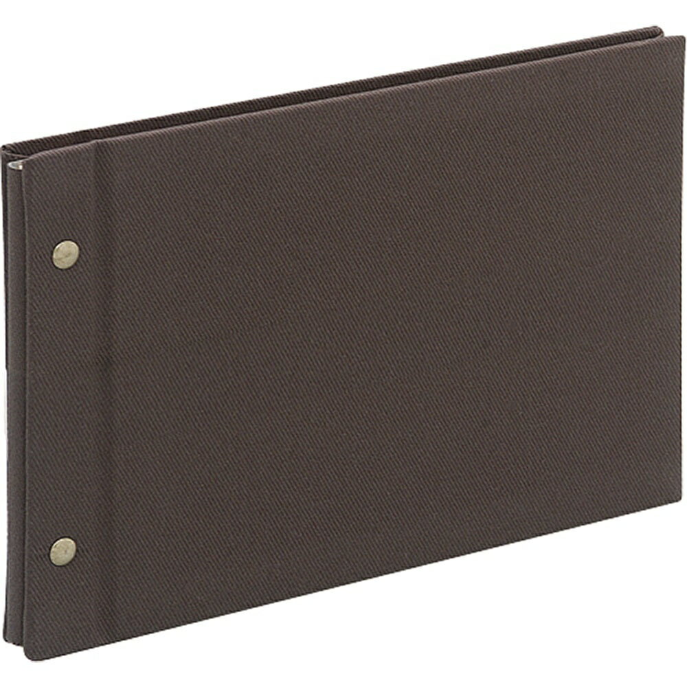 アンティークゴールドのビスがおしゃれな外ビスタイプ【テラコッタ・teracotta】とは“焼いた土”という意味を持ち“ぬくもり・親しみやすさ”をテーマに素材感のある布地表紙とクラフト台紙を使用した雑貨スタイルのアルバムです。パーソナル・オフ...