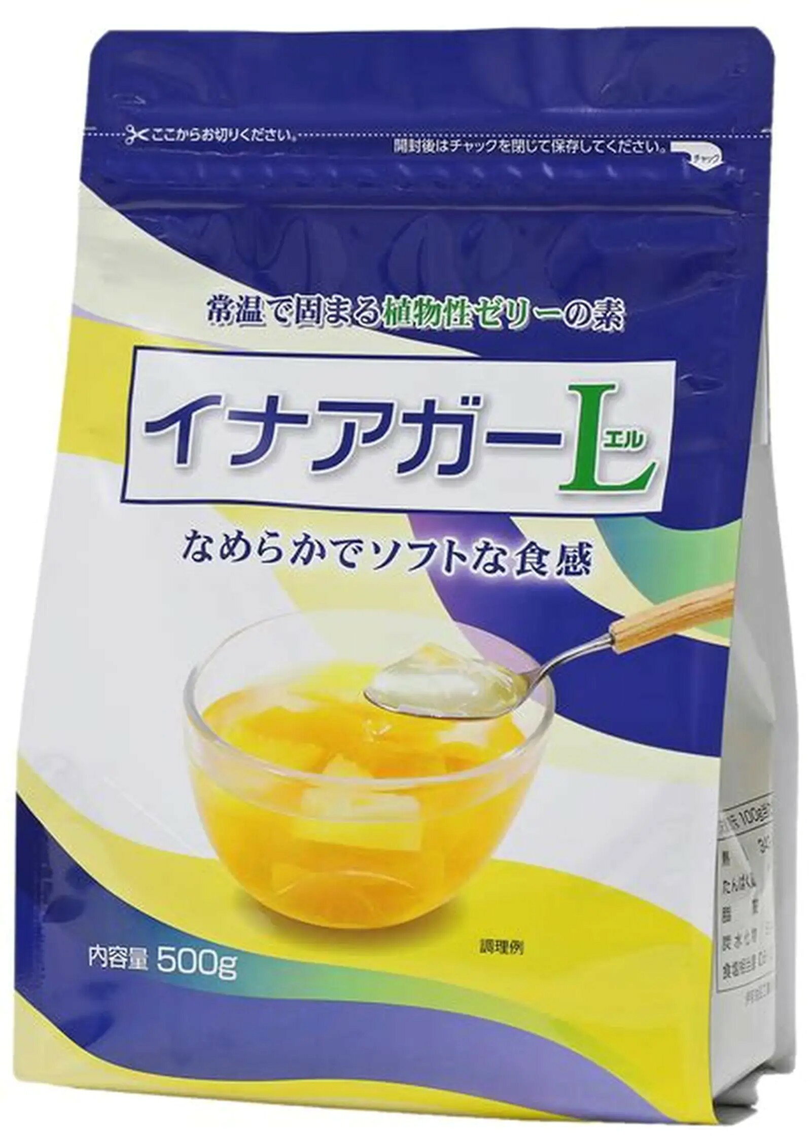 ●透明でなめらかな、口当たりの良いゼリーが作れます。 ●できあがったゼリーは夏季の室温でも形が崩れません。 約4gで200ml～300ml分のゼリーができます。 ※小さじ（5ml）すりきり1杯で約4g 名称　　　粉末ゼリーの素 原材料　　ぶ...