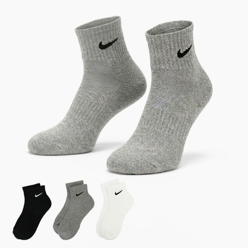 【キーワード】NIKE ナイキ EVERYDAY CUSHIONED エブリデイクッションド ソックス 靴下 3足セット 3Pソックス クォーターソックス メンズ レディース ユニセックス スポーツソックス トレーニング ランニング ウォー...