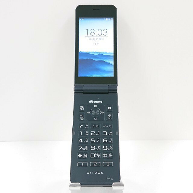 ■機種名 arrows ケータイ ベーシック F-41C ドコモ ネイビー ■商品仕様 IMEI：350712883686798 OSバージョン：8.1.0 バッテリー最大容量：- SIMカードサイズ：nano-SIM SIMロック解除：〇...