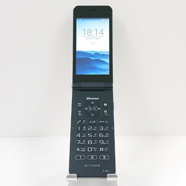 ■機種名 arrows ケータイ ベーシック F-41C ドコモ ネイビー ■商品仕様 IMEI：350712883964443 OSバージョン：8.1.0 バッテリー最大容量：- SIMカードサイズ：nano-SIM SIMロック解除：〇...