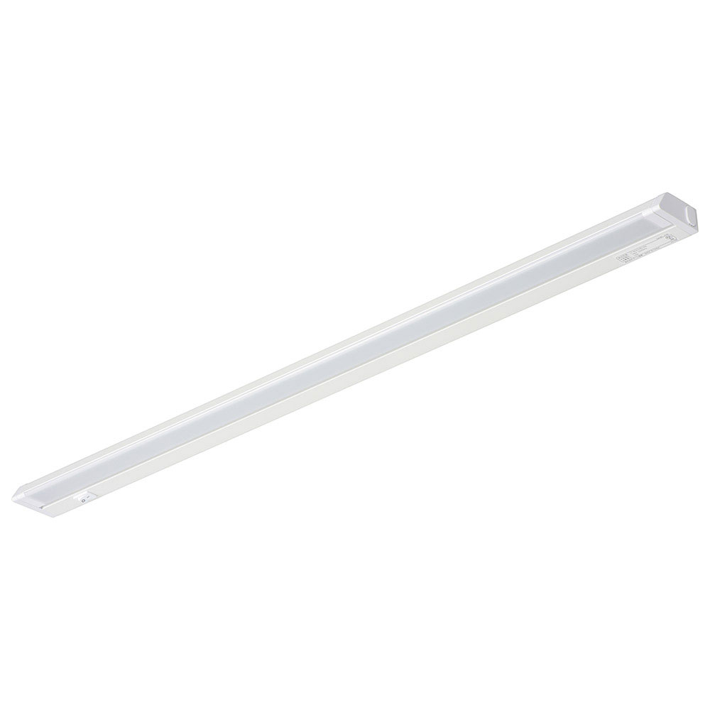 仕様 光源色:昼光色 定格電圧:AC100V 50/60Hz 定格消費電力:14W 全光束:1300ルーメン 固有エネルギー消費効率:92.8ルーメン/W 平均演色評価数:Ra80 使用場所:屋内(屋外使用禁止) 取付ピッチ:755mm 付...