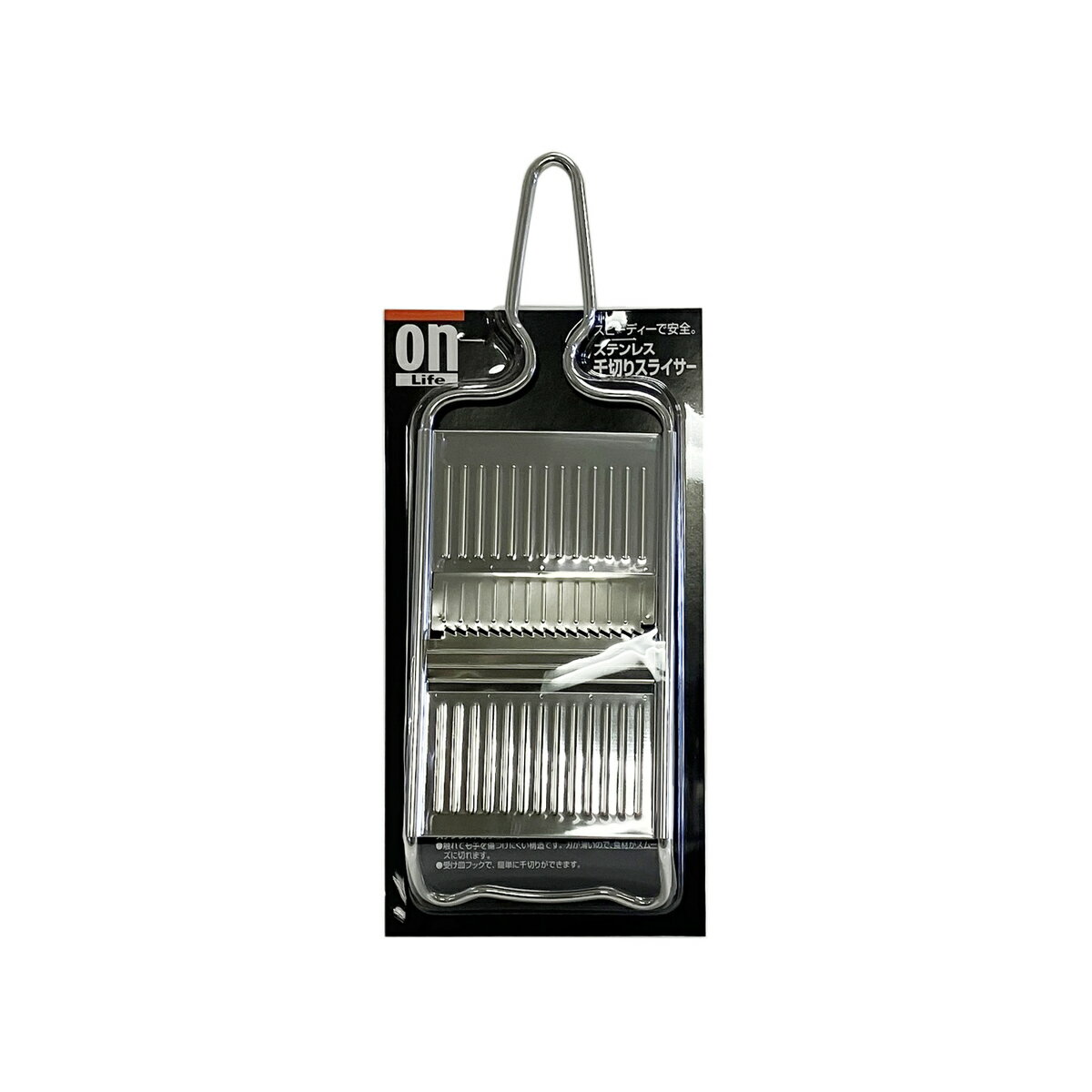 仕様 用途:大根、ニンジン、ゴボウ、きゅうりなどを千切りする際に 材質:ステンレススチール 千切り部のサイズ:143×85mm 千切り幅(約):3.5~3.7mm 刃部薄刃 受け皿フック付 食洗機使用可 製品サイズ(mm) 幅×奥行×高さ:...