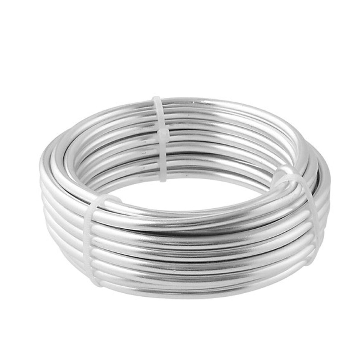 仕様 サイズ:4.0mm 長さ(約):4.3m 色:白(シルバー) 製品サイズ(約):縦95×横95×高さ30mm 重 量(約):150g 商品説明 結束作業に。 ※品質向上のため予告なく仕様を変更する場合がございます。パッケージのリニュー...