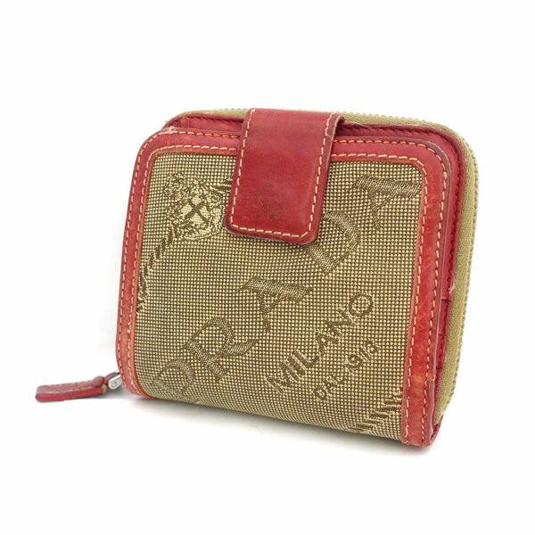 商品状態 スレ・角スレ、よれ、汚れ等、全体に使用感のあるお品です。　 状態ランク Cランク デザイン/仕様 財布　 サイズ/収納詳細 横幅（W)　（約cm）:10高さ（H)　（約cm）:11奥行（D)　（約cm）:2.8総重量　（約g）:1...