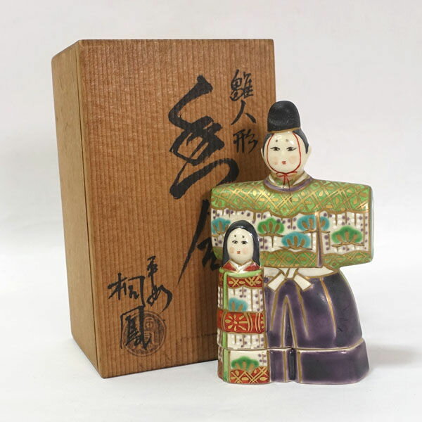 商品情報 アンティークの清水焼、手塚桐鳳作の立雛を形どった香合です。　 商品状態 目立ったキズや汚れなどのない状態の良いお品です。中古品ですので写真にない汚れ、細かいキズなどあるかもしれません。ご理解の上ご入札をお願いします。 　 状態ラン...