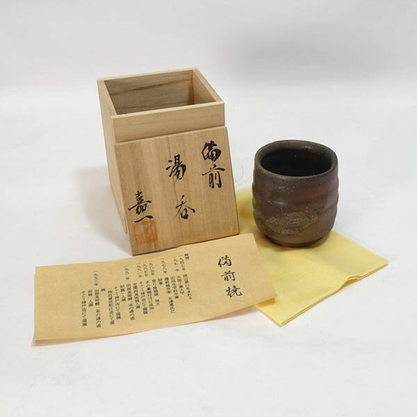 商品情報 人気の備前焼、備前焼 佐々木嘉一作の趣のある器です。　 商品状態 未使用品ですが店舗販売をいたしておりますので、展示・保管時に汚れがつく可能性もあります。ご了承下さい。　 状態ランク Aランク サイズ/収納詳細 口径　（約cm）:...