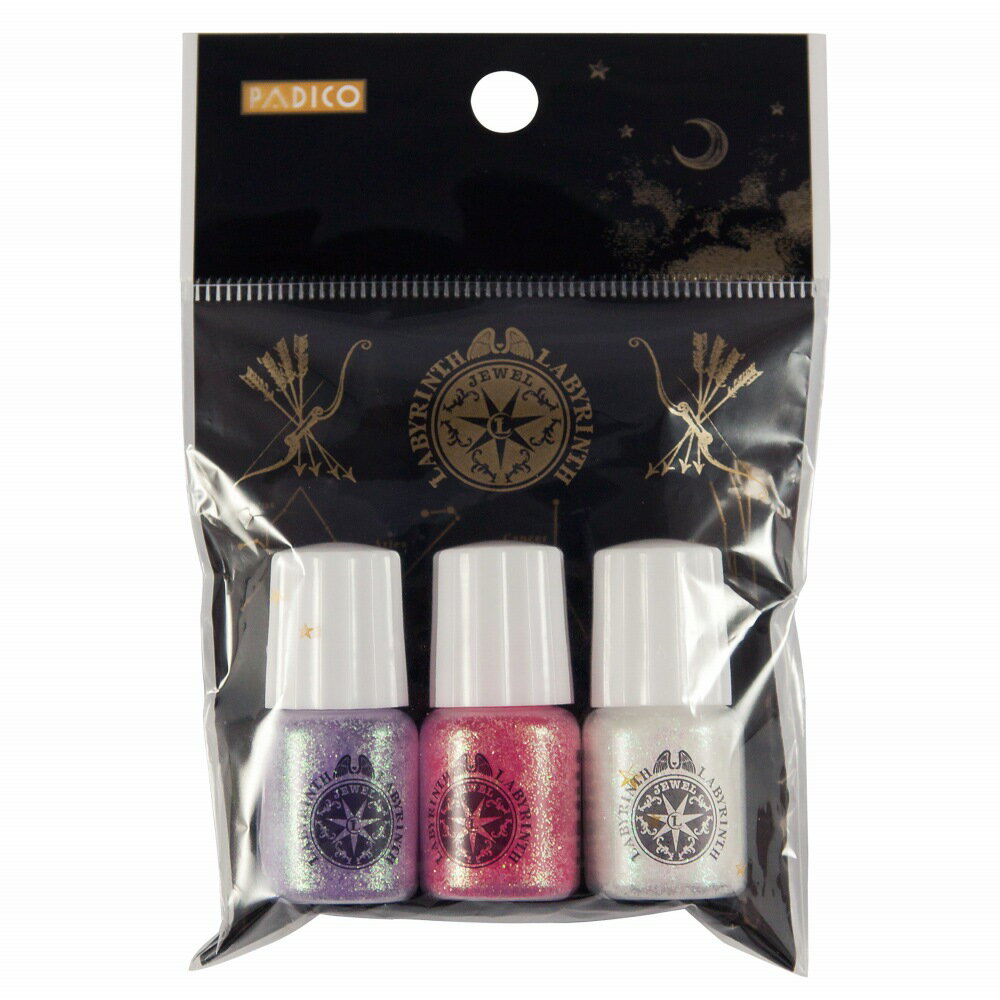 【特徴】3色の綺麗なグラデーションが楽しめるラメセット材。小さなラメの粉が繊細な輝きを放ち、天の川のようにきらめきます。容器の底を指で軽く叩くことで、ラメの量を調整しながらまけます。UVレジン太陽の雫に混ぜれば、着色したような効果が出ます。...